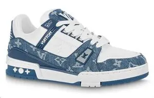 LOUIS VUITTON Trainer Sneakers - White/blue