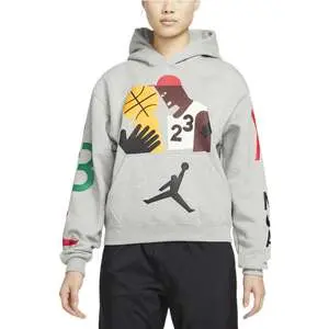 JORDAN X Nina Chanel Abney Graphic Hoodie - Grey/multi-color
