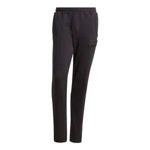 Adidas Originals Ssilicon Swpant Solid Color Casual Bundle Feet Sports Long Pants - Black