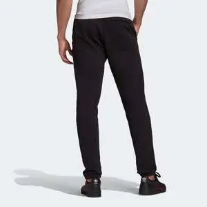 Adidas Originals Ssilicon Swpant Solid Color Casual Bundle Feet Sports Long Pants - Black