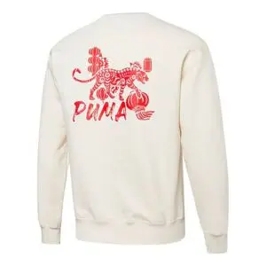 PUMA Cny Graphic Crew Sweatshirt - White