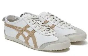 Onitsuka Tiger Mexico 66 Low Top Sneakers - White/brown