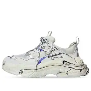 Balenciaga Triple S Sneakers - Default White/blue