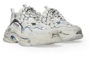 Balenciaga Triple S Sneakers - Default White/blue