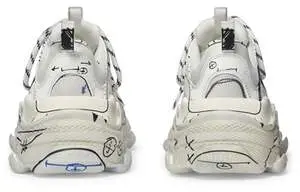 Balenciaga Triple S Sneakers - Default White/blue