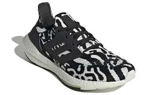Adidas Ultraboost 22 "zebra" Sneakers - Core Black/core Black/almost Lime