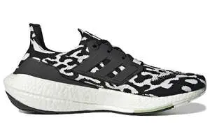 Adidas Ultraboost 22 "zebra" Sneakers - Core Black/core Black/almost Lime