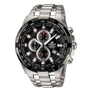 Casio Edifice Chronograph Water Resistant Quartz Watch - Black