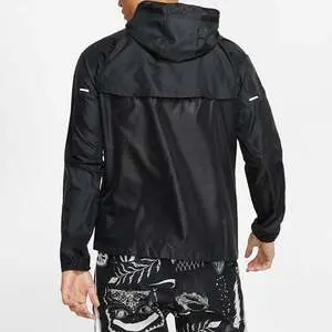 Nike Windrunner Woven Hooded Running Jacket - Black