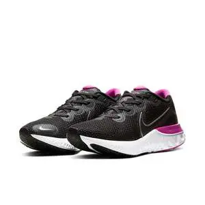 Nike Renew Run Athletic Sneakers - Black