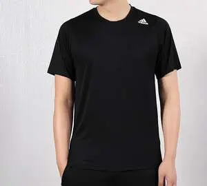 Adidas Training Casual Sports Short-sleeve Tee - Black