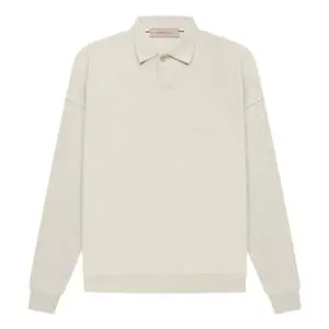 Fear Of God Ss22 Long Sleeve Polo Shirt 'wheat