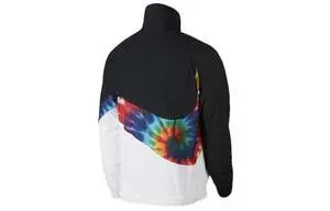 Nike Big Swoosh Tie-dye Jacket - Black