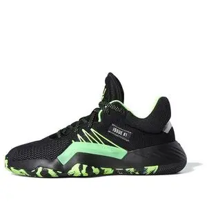 Adidas D.o.n. Issue #1 "stealth Spider-man" Athletic Sneakers - Black/fluorescent Green