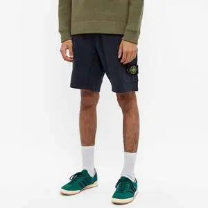 Stone Island Garment Dyed Sweat Shorts - Navy
