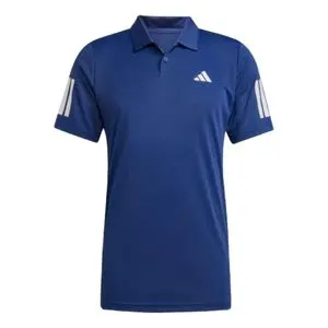 Adidas Club Tennis 3-stripes Polo Shirt Asia Sizing 'blue White - Blue/white
