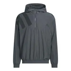 Adidas Anthony Edwards Anorak Pullover Jacket - Carbon