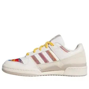 Adidas Forum Low Cl "cloud White Better Scarlet - Cloud White/better Scarlet/blue Bird