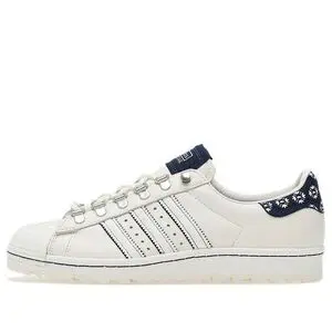Adidas Adidas Footshop X Superstar "Blueprinting" Sneakers White/blue
