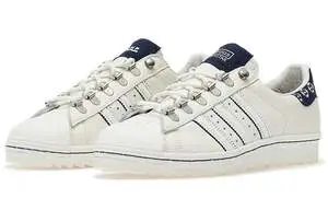 Adidas Footshop X Superstar "blueprinting" Sneakers - White/blue