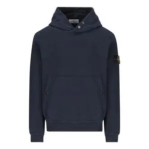 Stone Island Cotton Hoodie - Navy