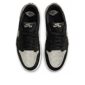 JORDAN Air 1 Retro Low Og Swarovski 'stealth