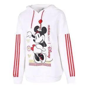 Adidas Neo X Disney Mickey Mouse Graphic Hoodie - White