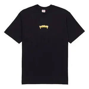 Supreme Ss19 Fronts Tee Short Sleeve Round Neck - Black