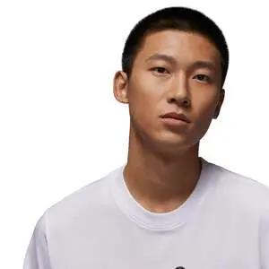 JORDAN As J Sprt Df Jm Ss Crew T-shirt Asia Sizing 'white - White/black