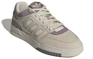 Adidas Originals Drop Step Low Sneakers - White/purple