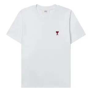 AMI Paris Small Heart Logo T-shirt - White