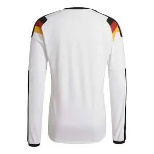 Adidas Germany 26 Home Authentic Long Sleeve Jersey - White