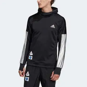 Adidas Space Running Sports Splicing Hoodie
