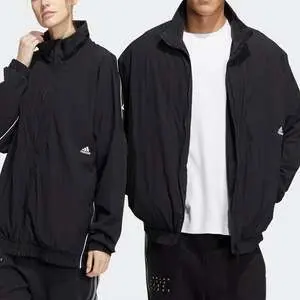 Adidas Stand Collar Zip-up Woven Jacket - Default Color