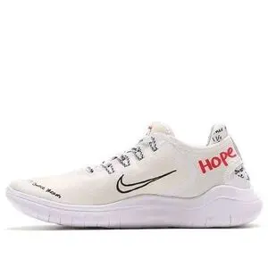Nike Free Rn 2018 Athletic Sneakers - White/speed Red-black