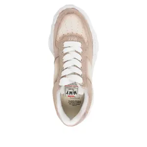 Mihara Yasuhiro Wayne Og Sole Effect Canvas Low Top Sneakers