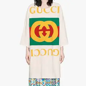 Gucci Large Retro Logo Short Sleeve Tee