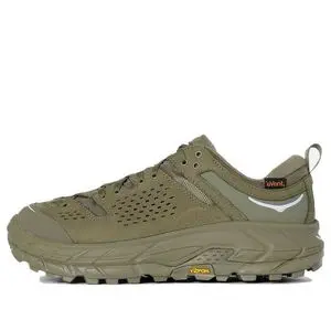 Hoka One One Tor Ultra Low Wp Jp Hiking Shoes - Olive Green