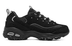 Sketchers D'lites Sneakers - Black/silver