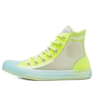 CONVERSE Translucent Mesh Utility Chuck Taylor All Star High Top - Yellow/blue/white