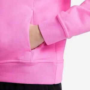 Nike Dri-fit One French Terry Pullover Hoodie - Pink