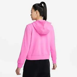 Nike Dri-fit One French Terry Pullover Hoodie - Pink