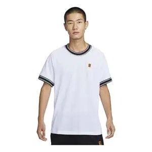 Nike Court Heritage Tennis T-shirt - White