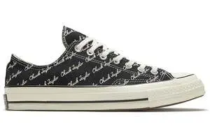 CONVERSE Chuck 70 Low Top "scripted Signature Print - Black