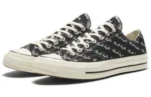 CONVERSE Chuck 70 Low Top "scripted Signature Print - Black