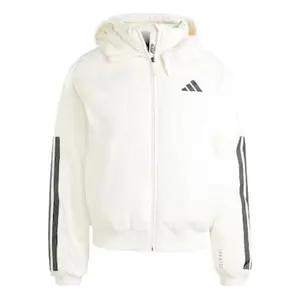 Adidas Puffer Jacket With Hood - White/black