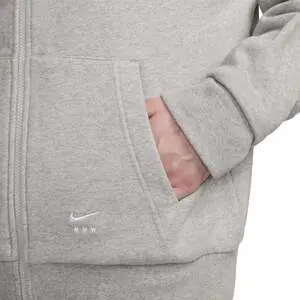 Nike X Mmw Full-zip Fleece Hoodie - Grey