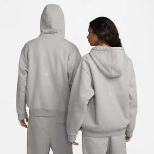 Nike X Mmw Full-zip Fleece Hoodie - Grey