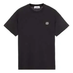 Stone Island Patch Logo T-shirt - Black