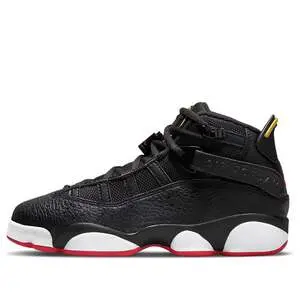 JORDAN Jordan Air 6 Rings High Top Sneakers Black/red